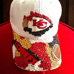 Iced KC CHIEFS Camo Hat. Made and Ready to Ship. - Etsy