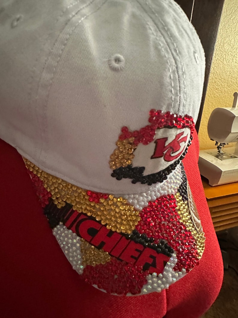 Iced KC CHIEFS Camo Hat. Made and Ready to Ship. - Etsy