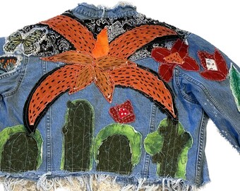 Denim OKLAHOMA SOONER Jacket - Etsy