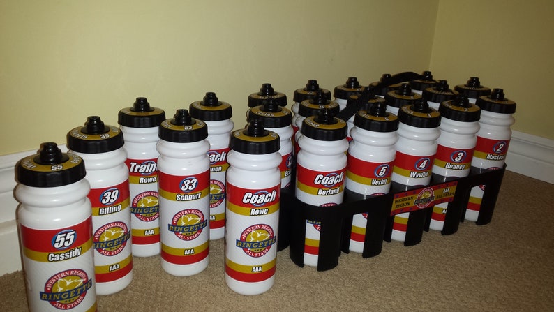 Customized and Personalized Team Water Bottles - Etsy