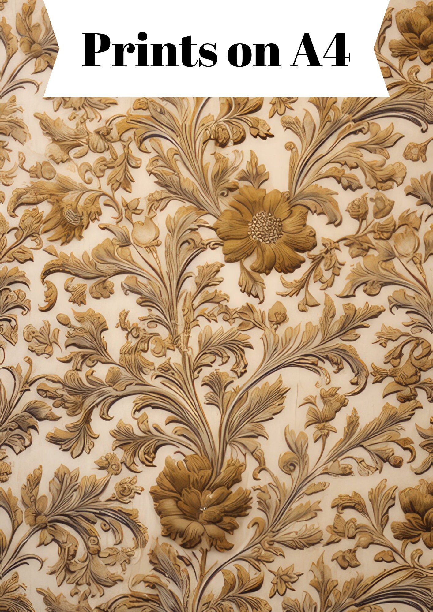 25 Junk Journal, Vintage Baroque Scrapbook Papers, Printable Digital ...