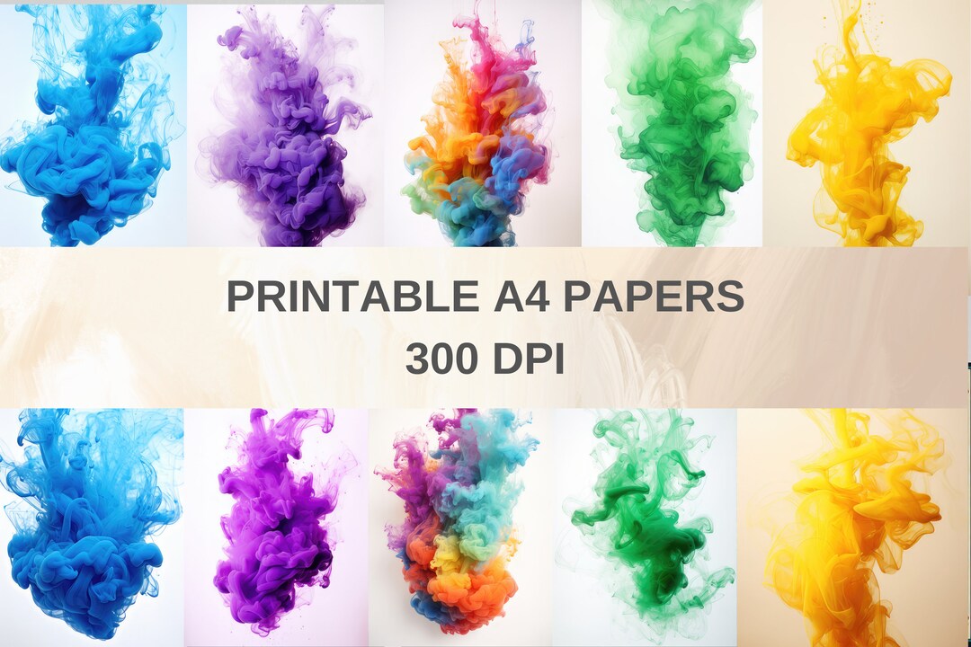 Printable Paper, Smoke Effect Screen Smoke, Colorful Smoke, Printable ...