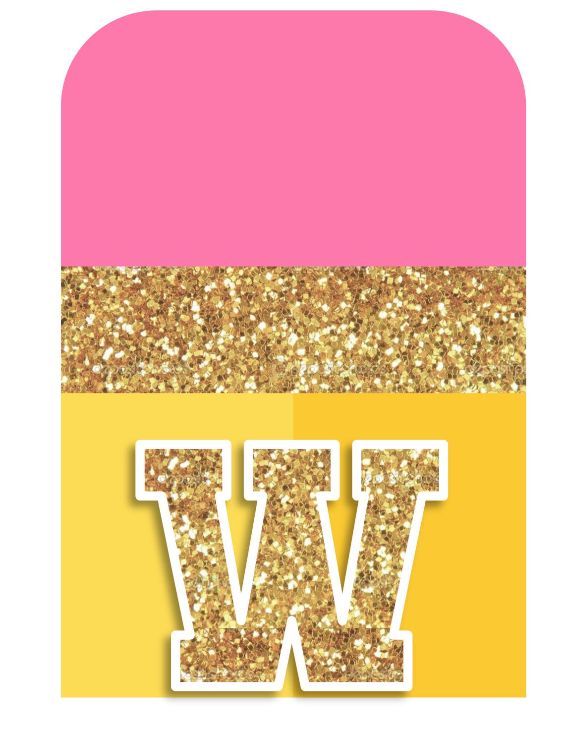 Varsity Glitter Letter Door Decor Welcome Pencil Door Composition ...