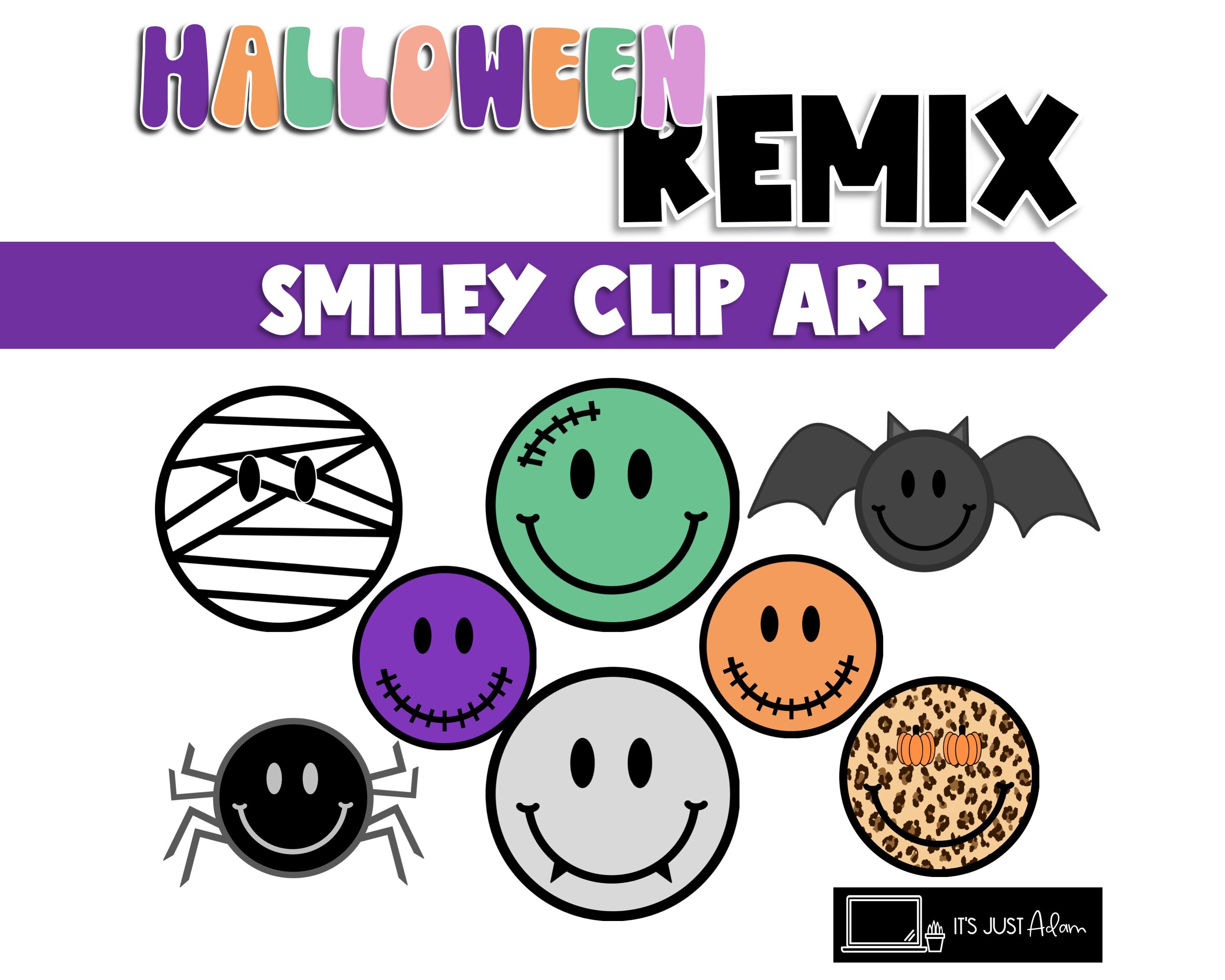 Halloween Smiley Face Clip Art Smiley Face Halloween Clip Art Halloween ...