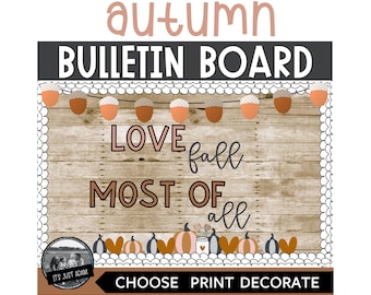 Printable Fall Borders bulletin Board 6 Designs Included - Etsy
