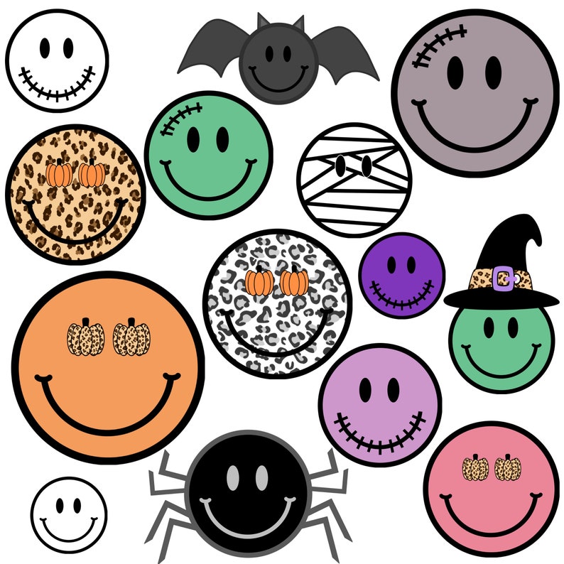 Halloween Smiley Face Clip Art Smiley Face Halloween Clip Art Halloween ...