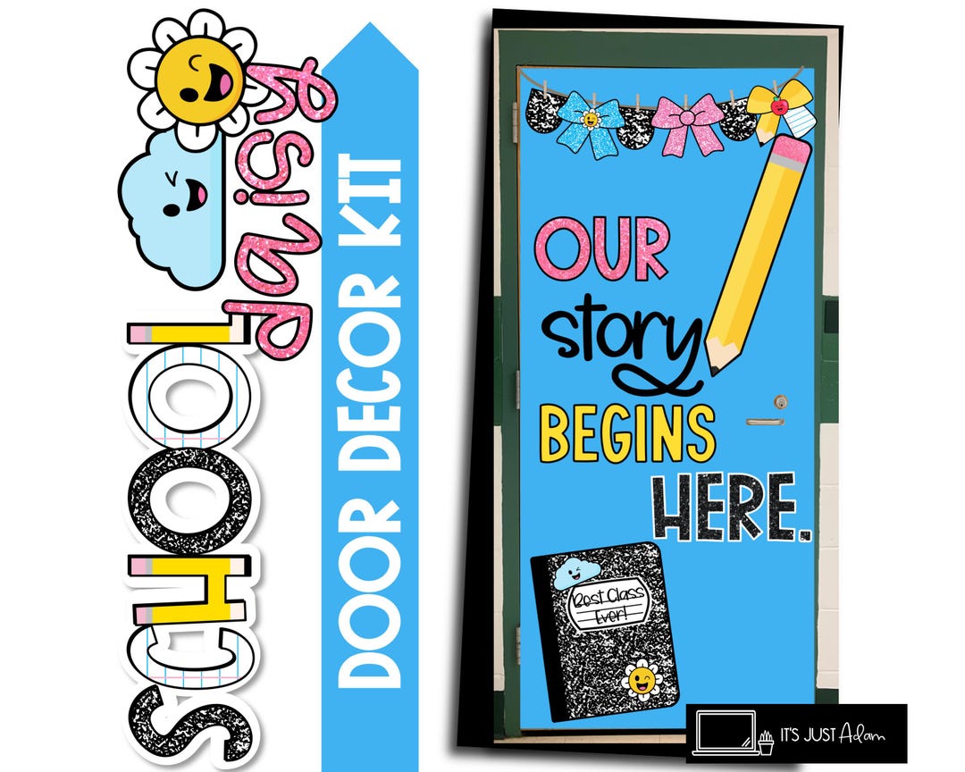 Back to School Composition Notebook Door Decor Composition Book ...