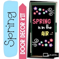 Easter Bunny Bulletin Board Kit Spring Door Decor March-april Classroom ...