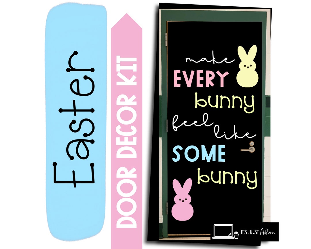 Easter Door Peeps Door March April Bulletin Board Spring Door Every ...