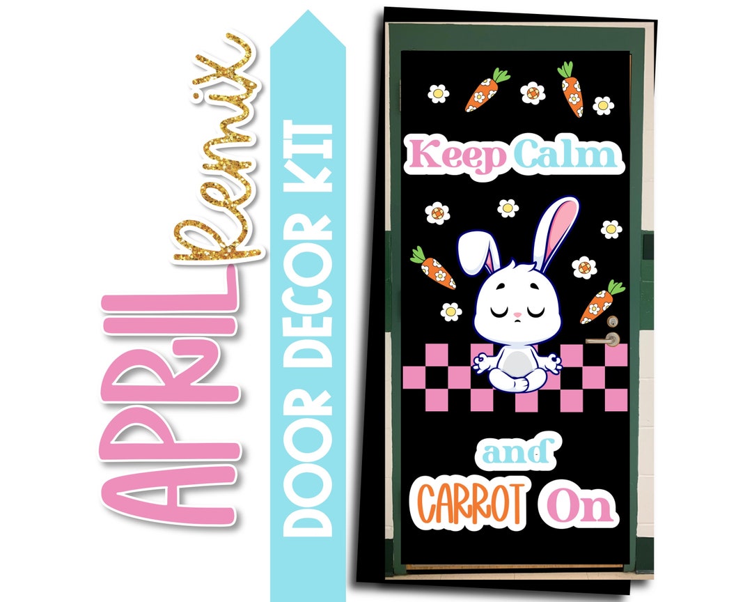 Easter Door Decor Easter Bulletin Board Spring March Bulletin Board ...