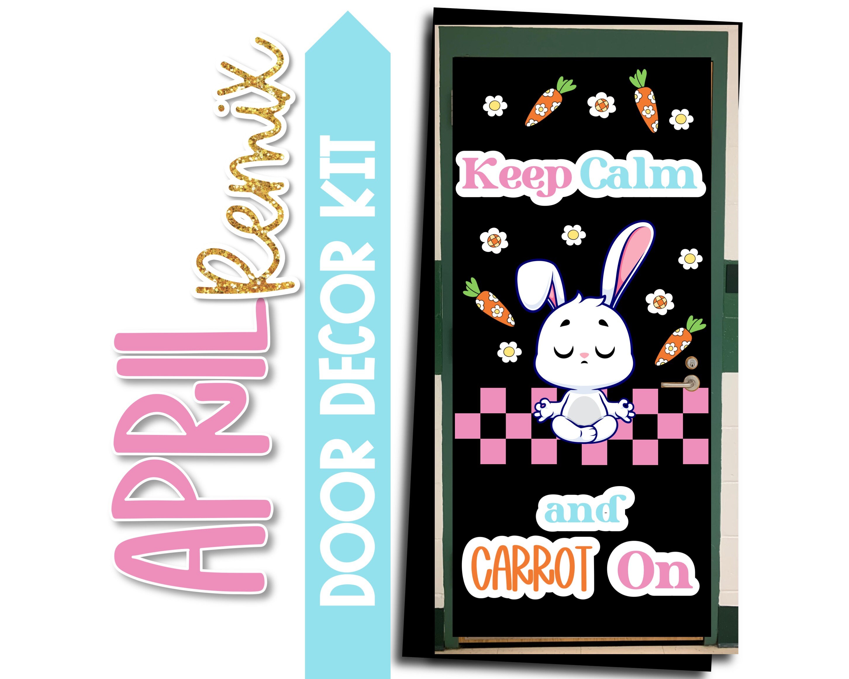 Easter Door Decor Easter Bulletin Board Spring March Bulletin Board ...