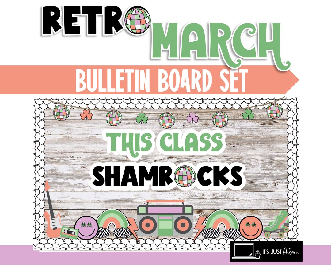 This Class Shamrocks Bulletin Board St. Patrick's Day Bulletin Board ...