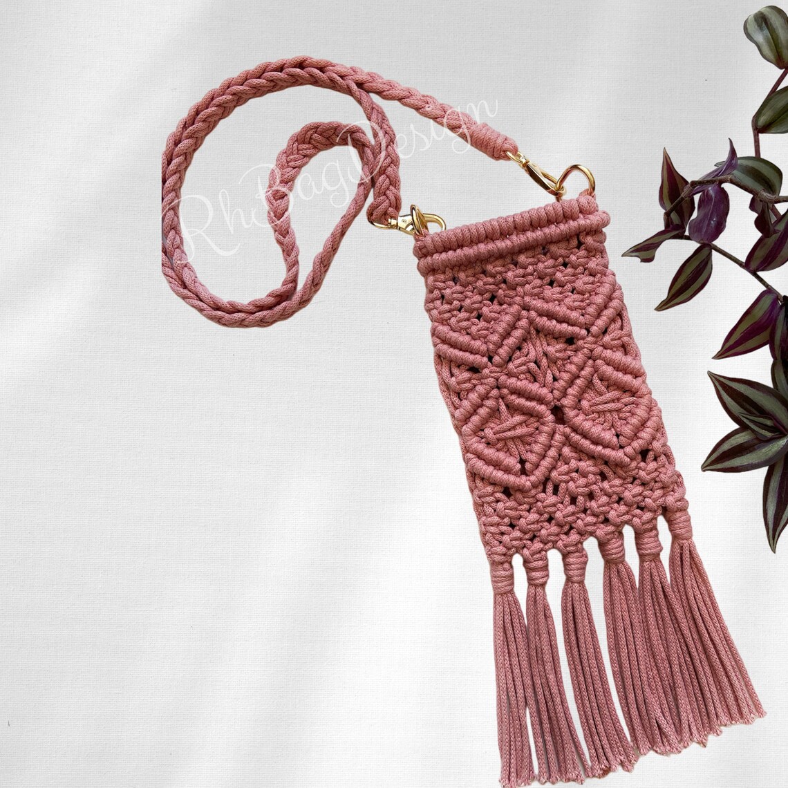 Macrame Bagmodern Bag Macrameboho Bagmacrame Phone Bag - Etsy