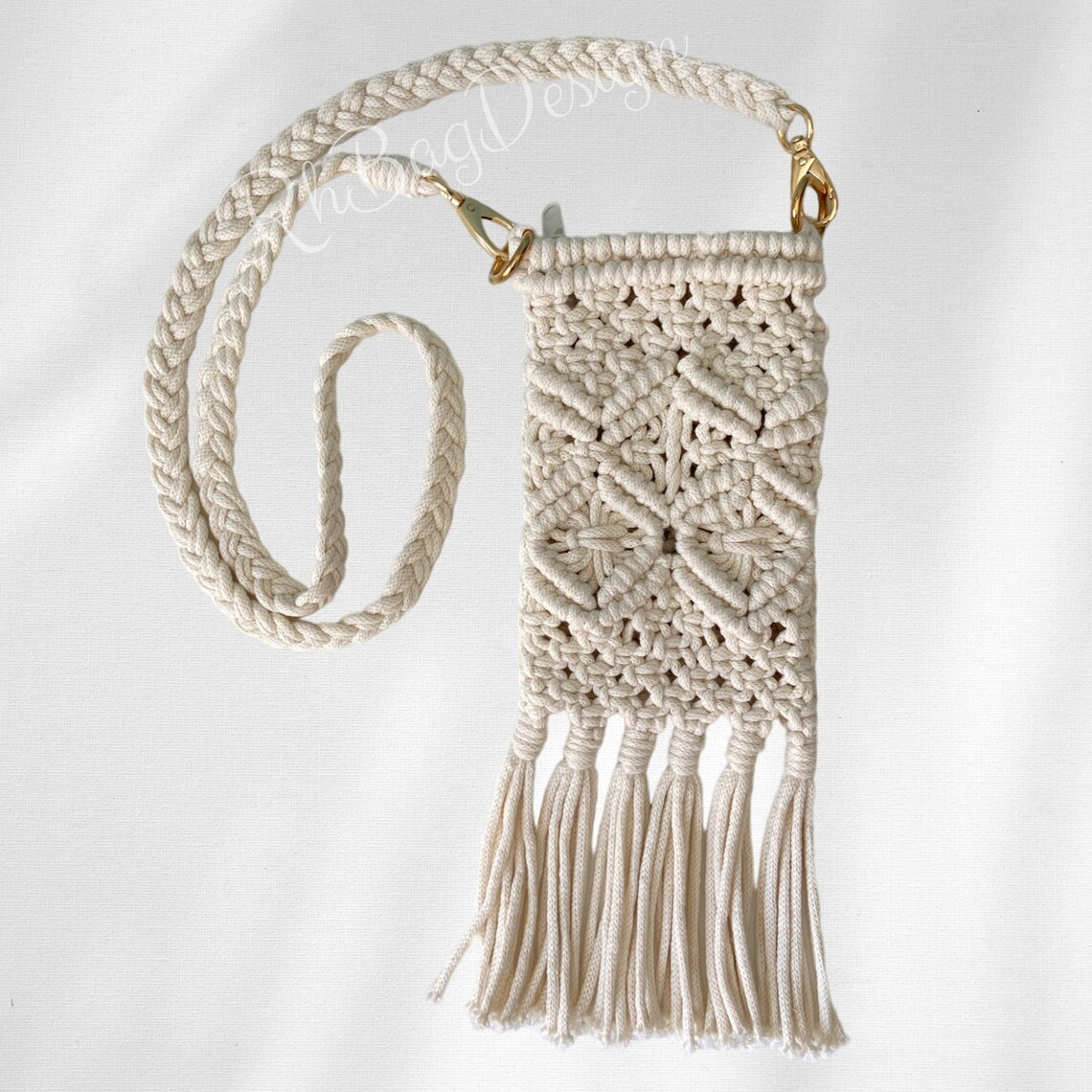 Macrame Bagmodern Bag Macrameboho Bagmacrame Phone Bag - Etsy