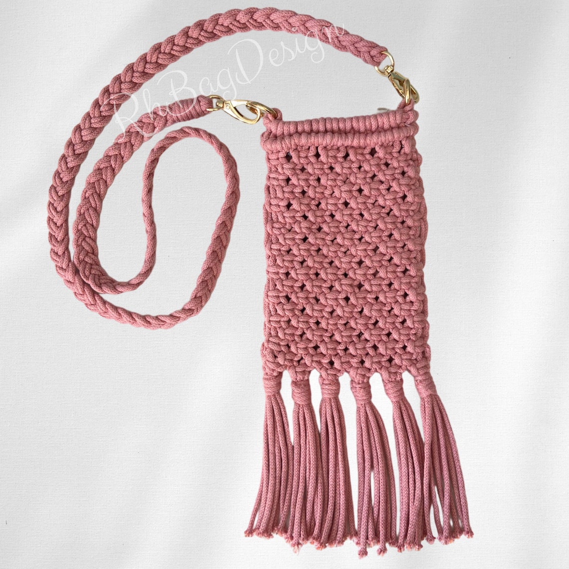 Macrame Bagmodern Bag Macrameboho Bagmacrame Phone Bag - Etsy