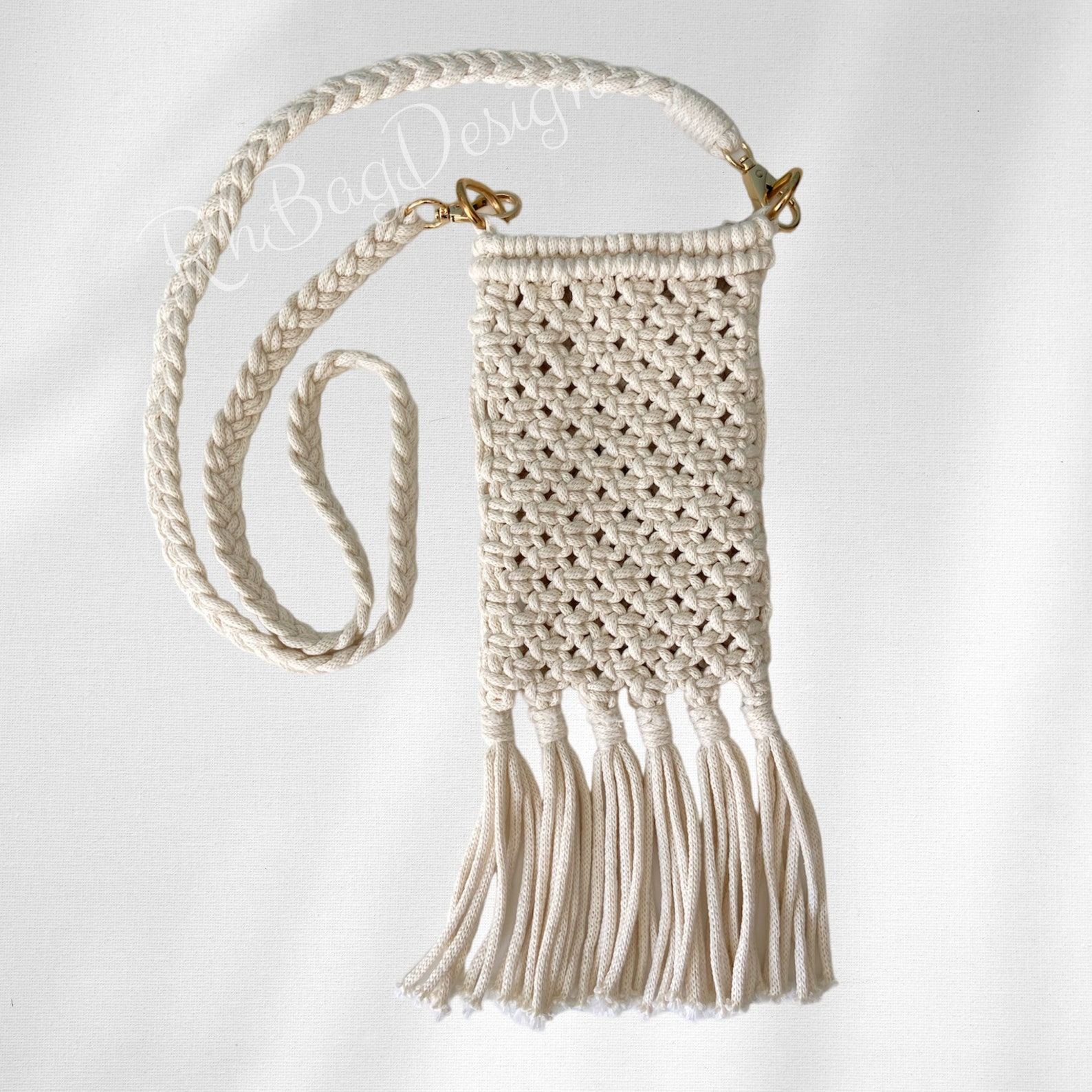 Macrame Bagmodern Bag Macrameboho Bagmacrame Phone Bag - Etsy