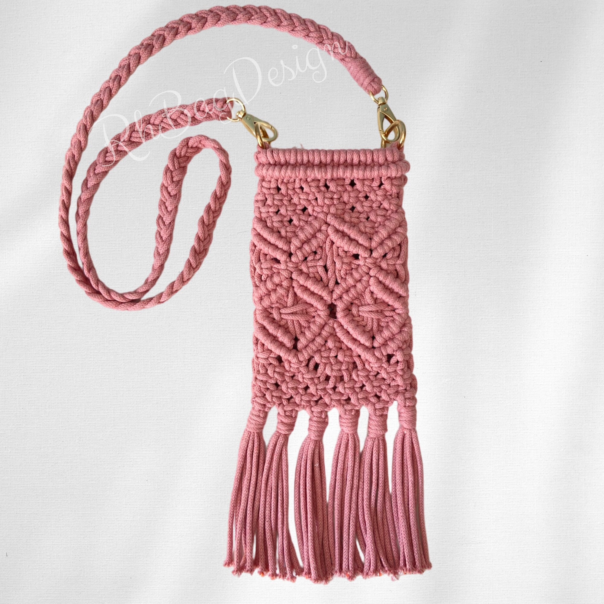 Macrame Bagmodern Bag Macrameboho Bagmacrame Phone Bag - Etsy