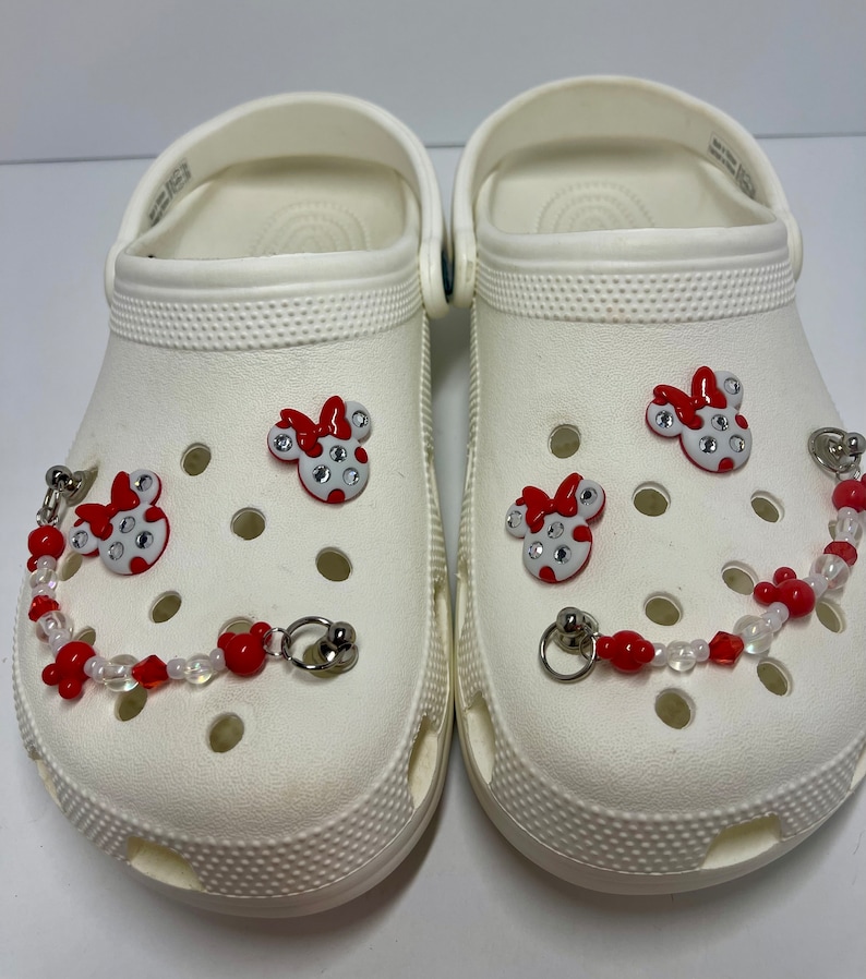 Minnie Mouse Croc Charms - Etsy