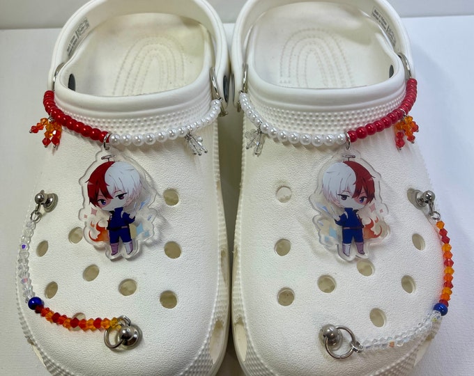 Shoto Todoroki Croc Charms - Etsy