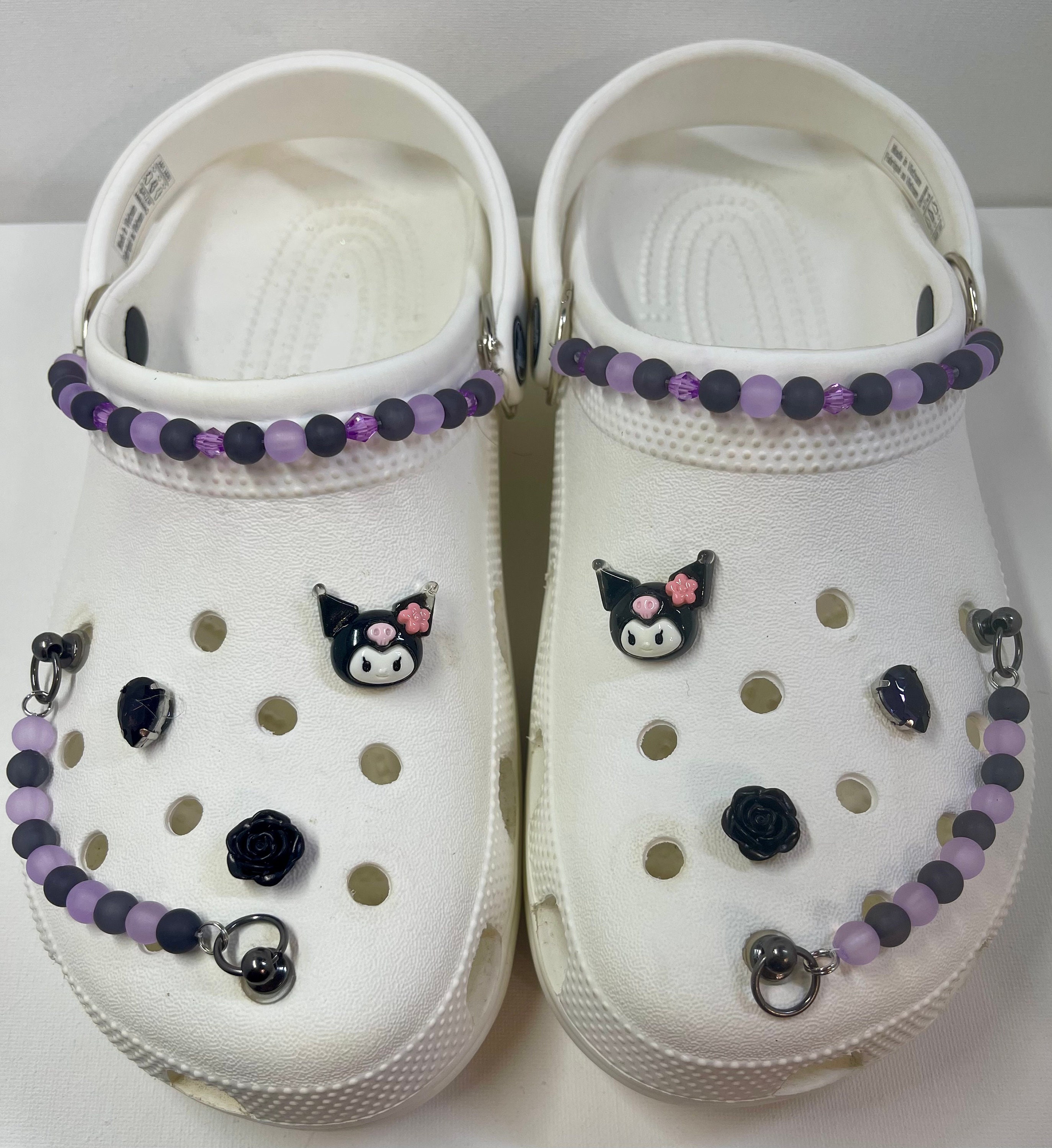 Kuromi Croc Charms - Etsy