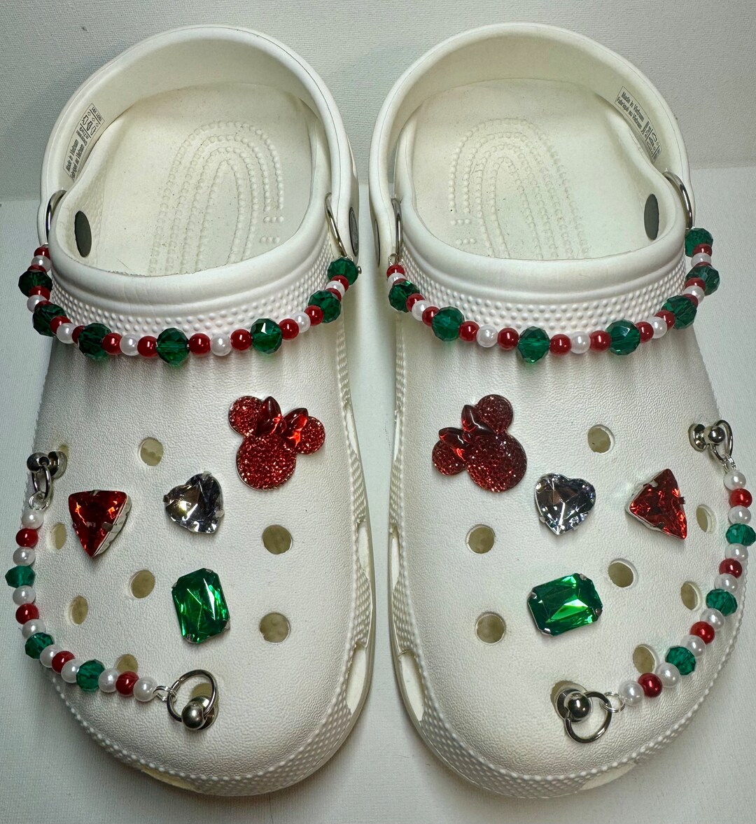 Christmas Minnie Croc Charm Set - Etsy