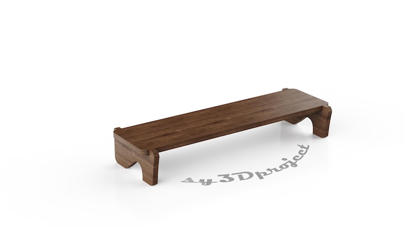 DIY Wooden Monitor Stand Cnc Furniture Plans - Laptop Stand Dxf Files ...