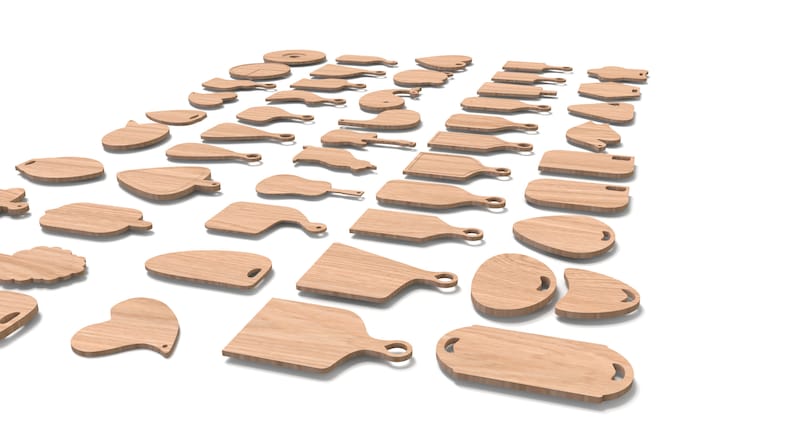 Kitchen Cutting Board SVG File Cutting Boards CNC Wooden Cutting Board ...