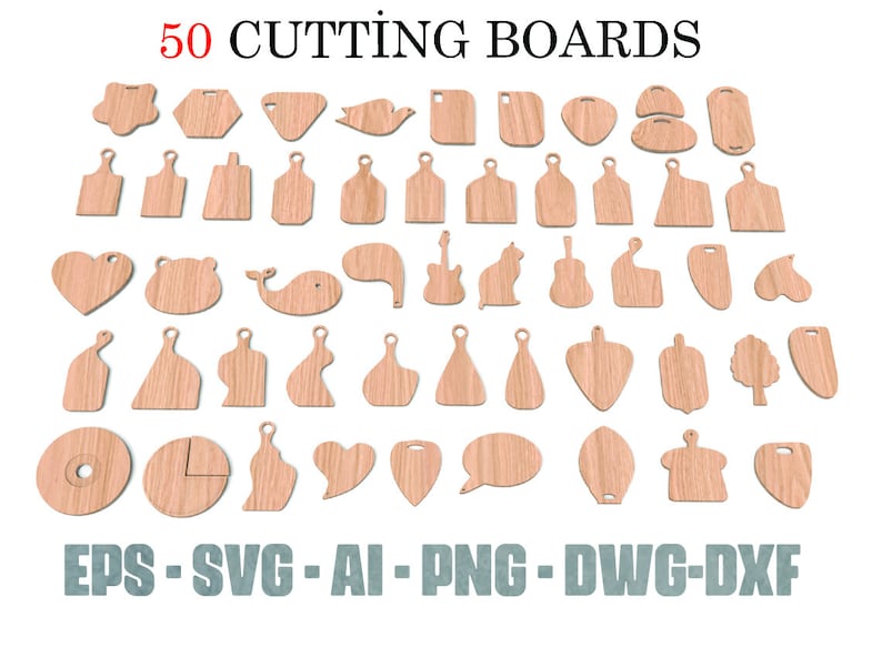 Kitchen Cutting Board SVG File Cutting Boards CNC Wooden Cutting Board ...