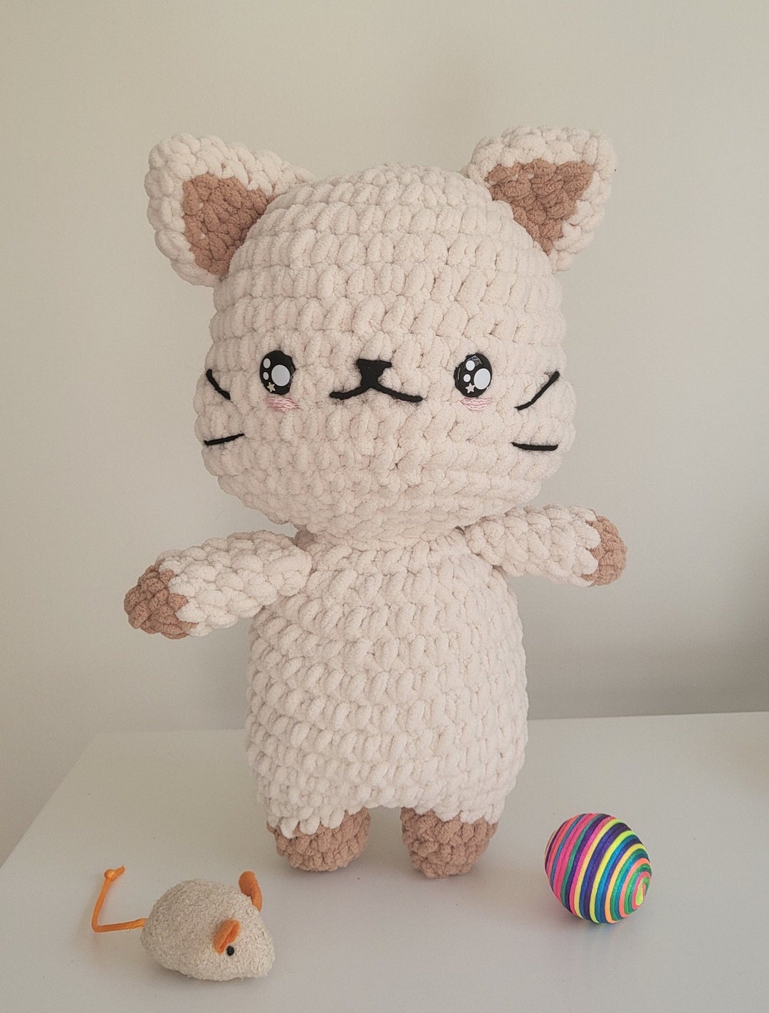 Cute Cat Crochet Plushie - Etsy