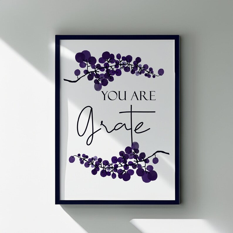 Poster you Are Grate Sayings Quotes for Home Decor Simple Printable ...