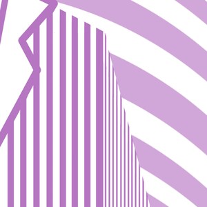 Printable Violet Purple Poster for Wall Decor Trendy Line Art ...