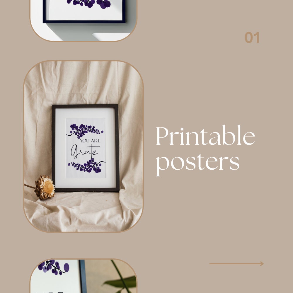 Poster you Are Grate Sayings Quotes for Home Decor Simple Printable ...