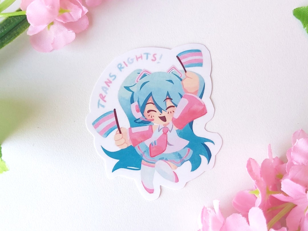 Hatsune Miku Trans Rights - Etsy
