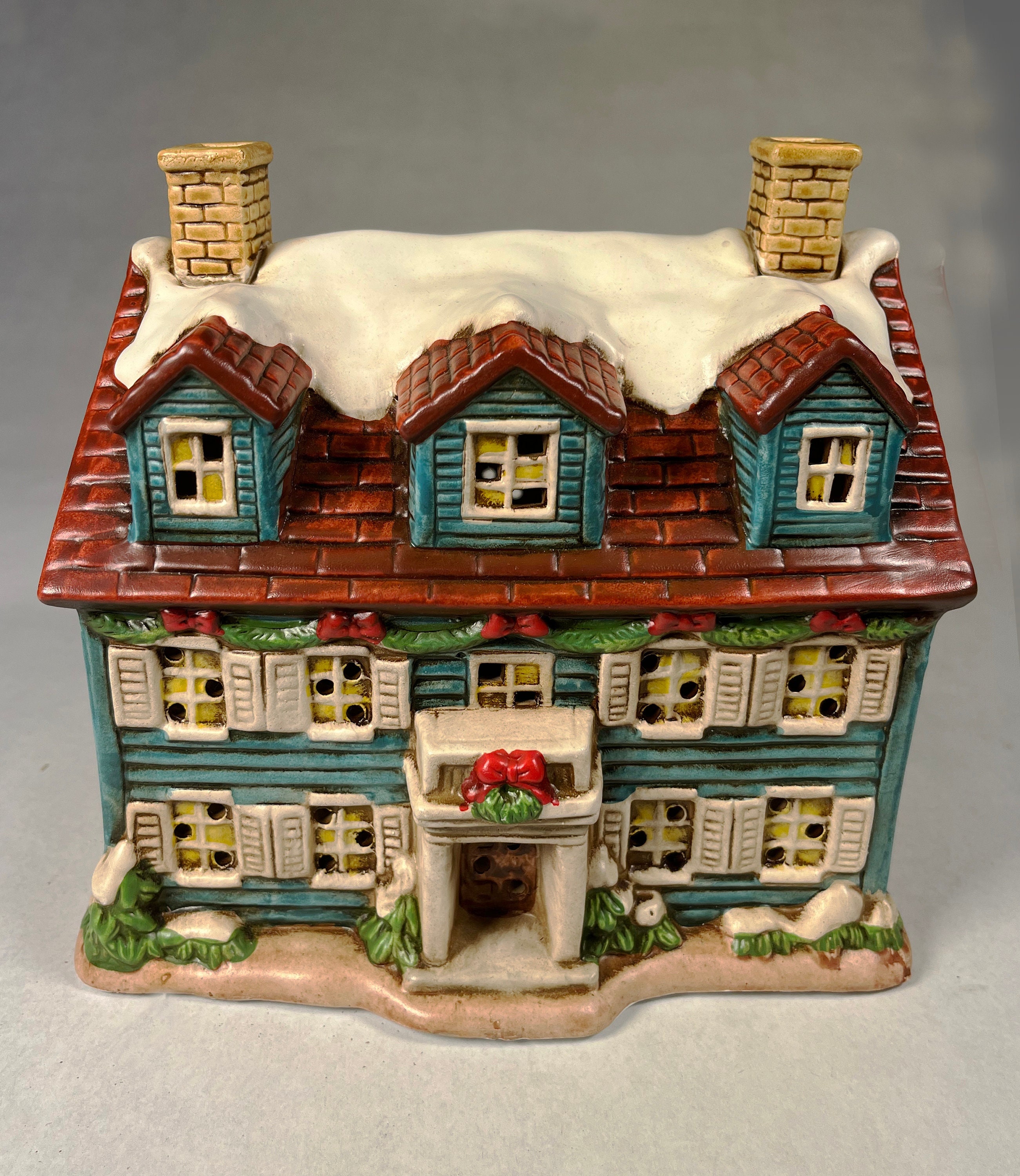1986 Lefton Porcelain 3 Story House From the Colonial Village - Etsy
