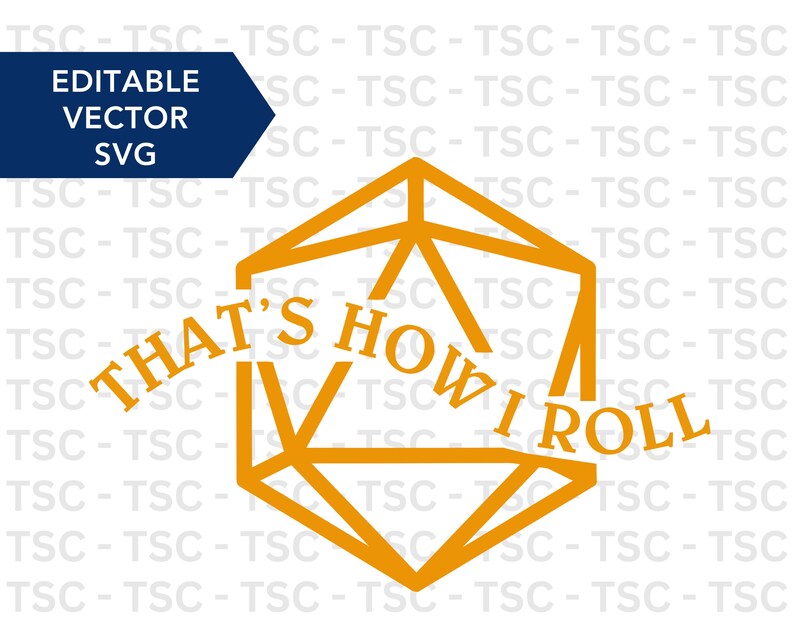 That's How I Roll SVG Dungeons and Dragons Svg, Dnd Svg, Dungeon Master ...