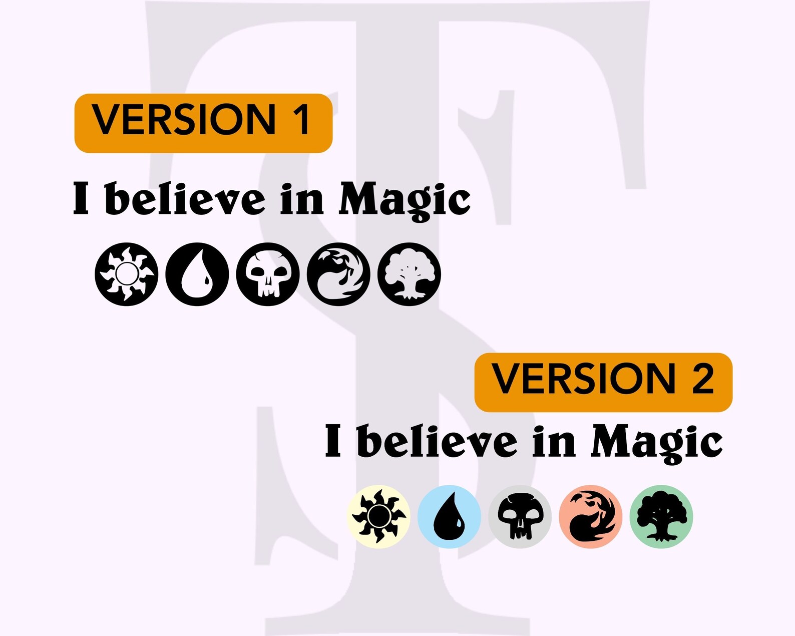 Magic the Gathering SVG | I Believe in Magic | MTG Card Game Digital ...