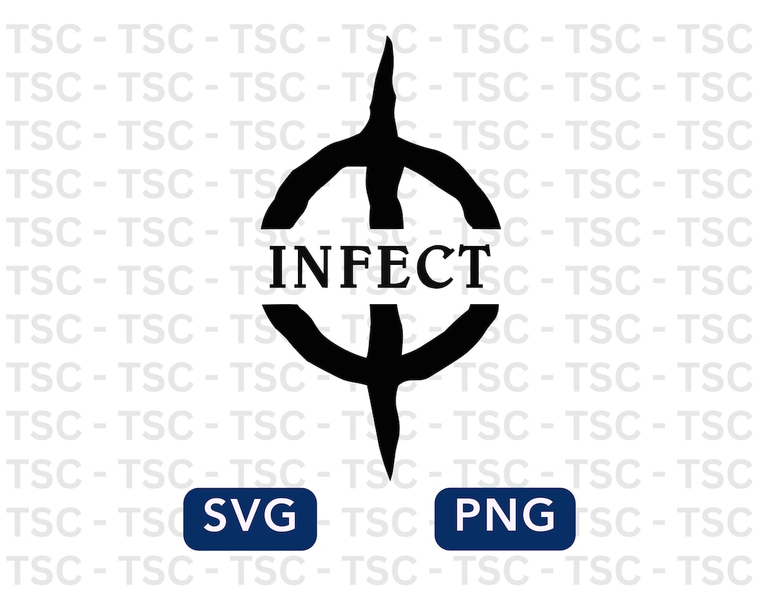 Magic the Gathering SVG | Infect Phyrexian Svg, TCG Template, Mtg Token ...