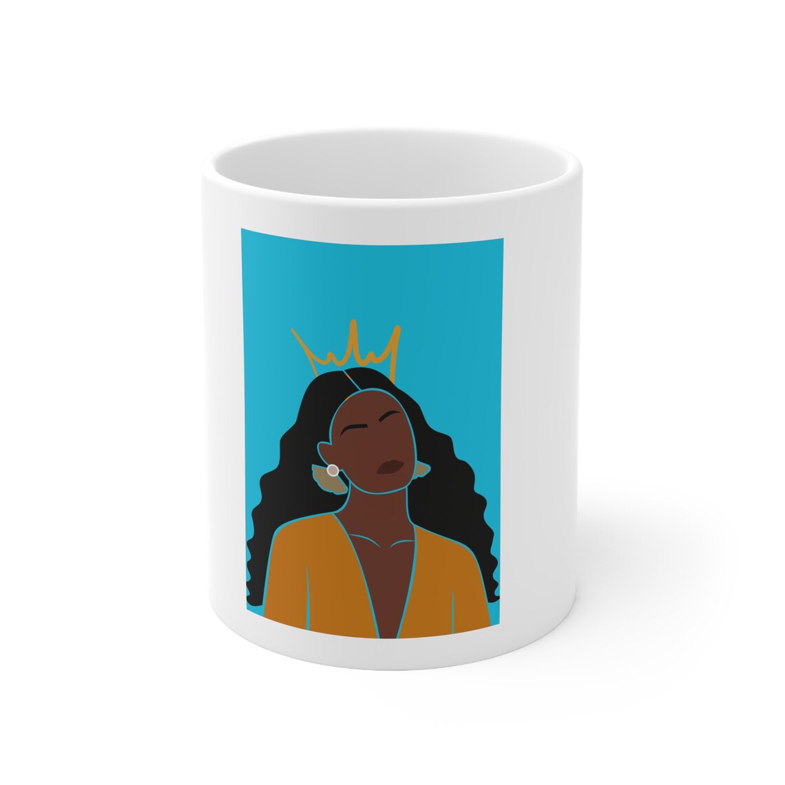 Black Girl Magic Mug, Black Art Coffee Mug, Black History Month, Black ...