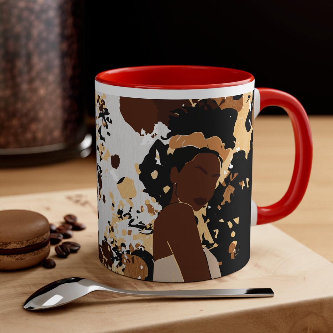 Black Girl Magic Mug, Black Cheetah Girl Mug, Black Owned Shop Mug - Etsy