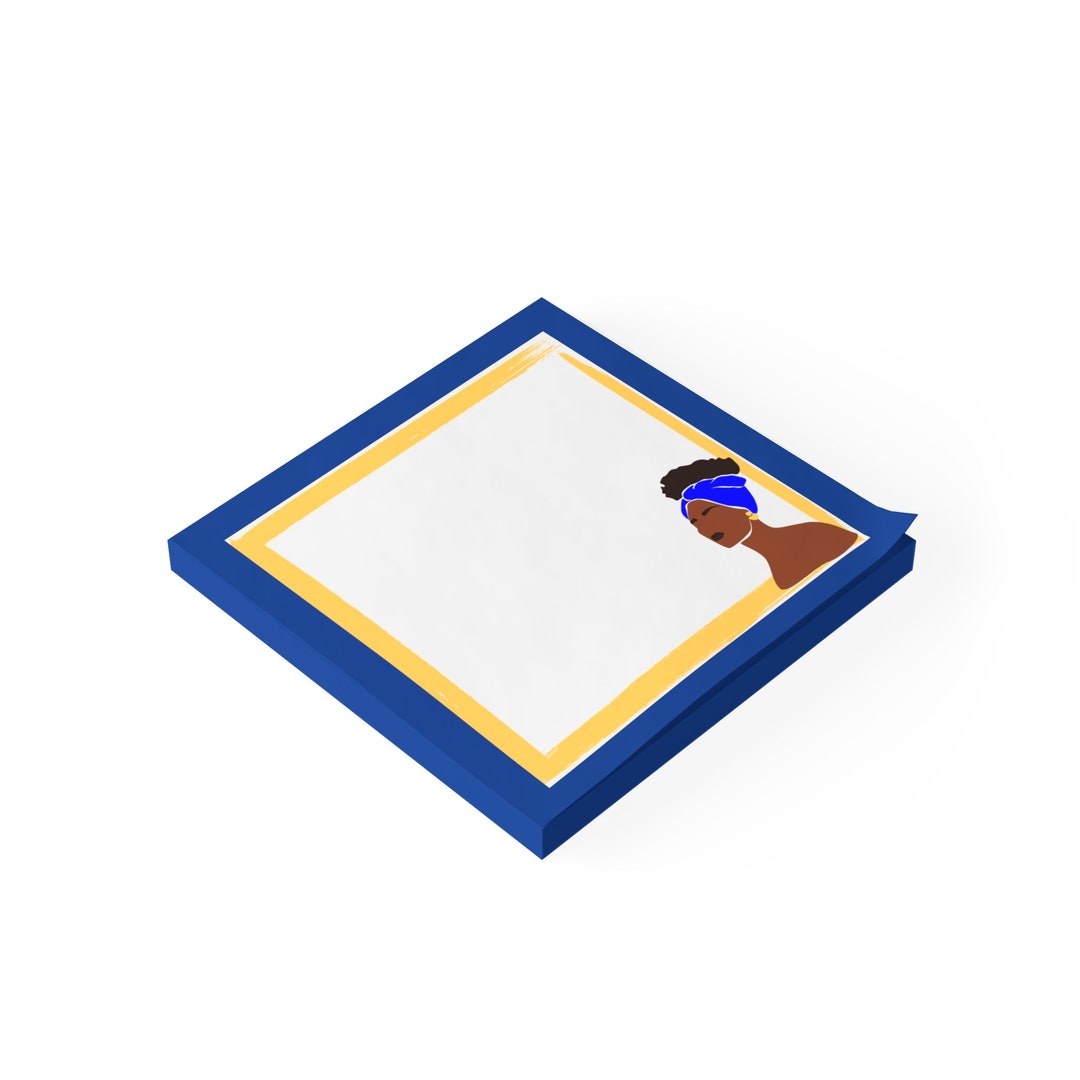 Black Girl Post It Card, Sticky Note Set, Note Pad for Productivity ...