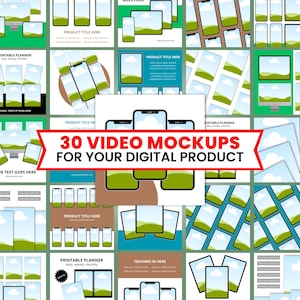 Mega Bundle 325+ Digital Product Mockups | Canva Templates | PLR & MRR ...