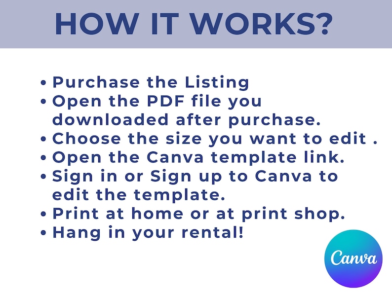 Editable Airbnb Host Signs Canva Template VRBO Host Welcome - Etsy