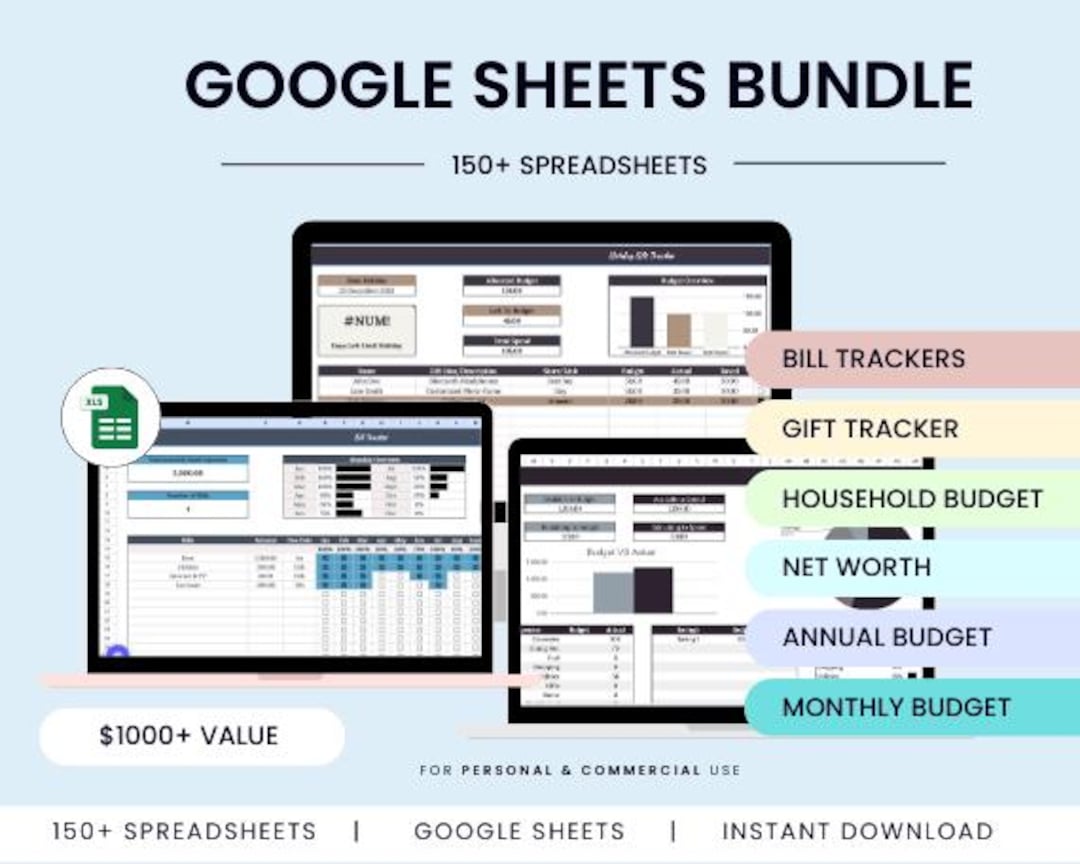 150 High-quality PLR Google Sheets Templates Bundle Fully Customizable ...