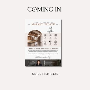 Editable Real Estate Market Update Flyer Template, Realtor Editable ...