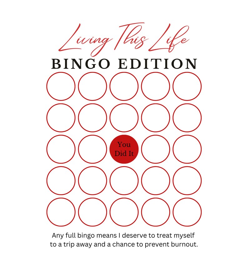 Personal Bingo Cards - Etsy