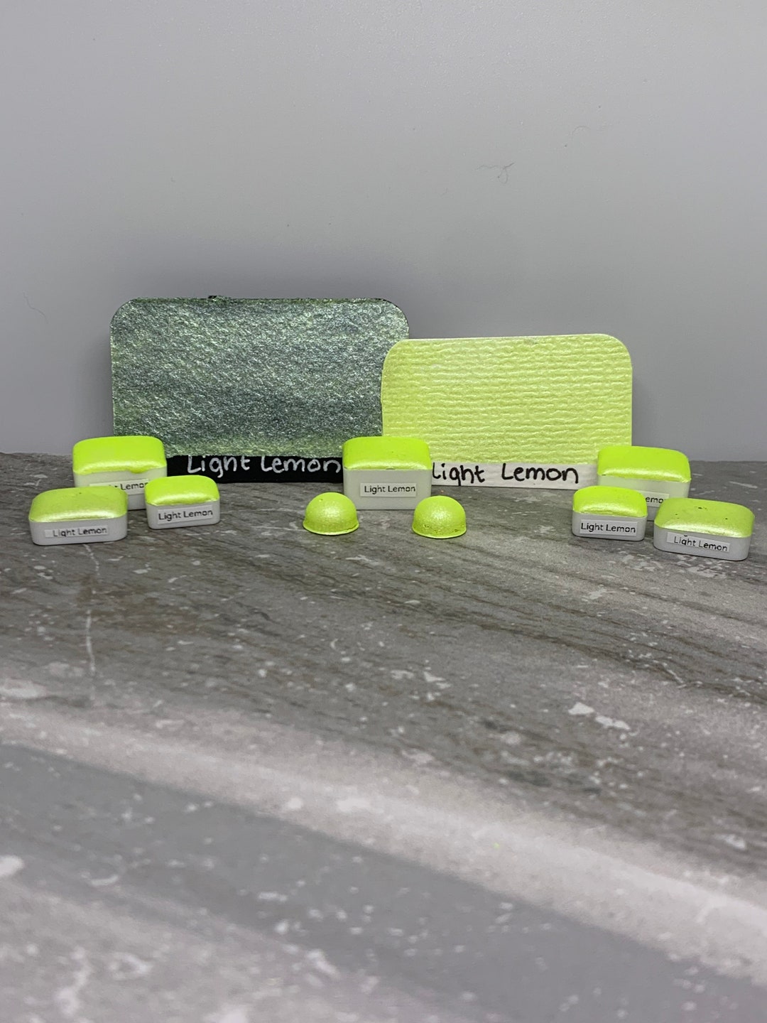 Light Lemon - Yellow UV Reactive Metallic Watercolor Paint ...