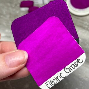 Electric Grape - Neon Purple Matte Watercolor Paint- Linabeansstudio - Etsy