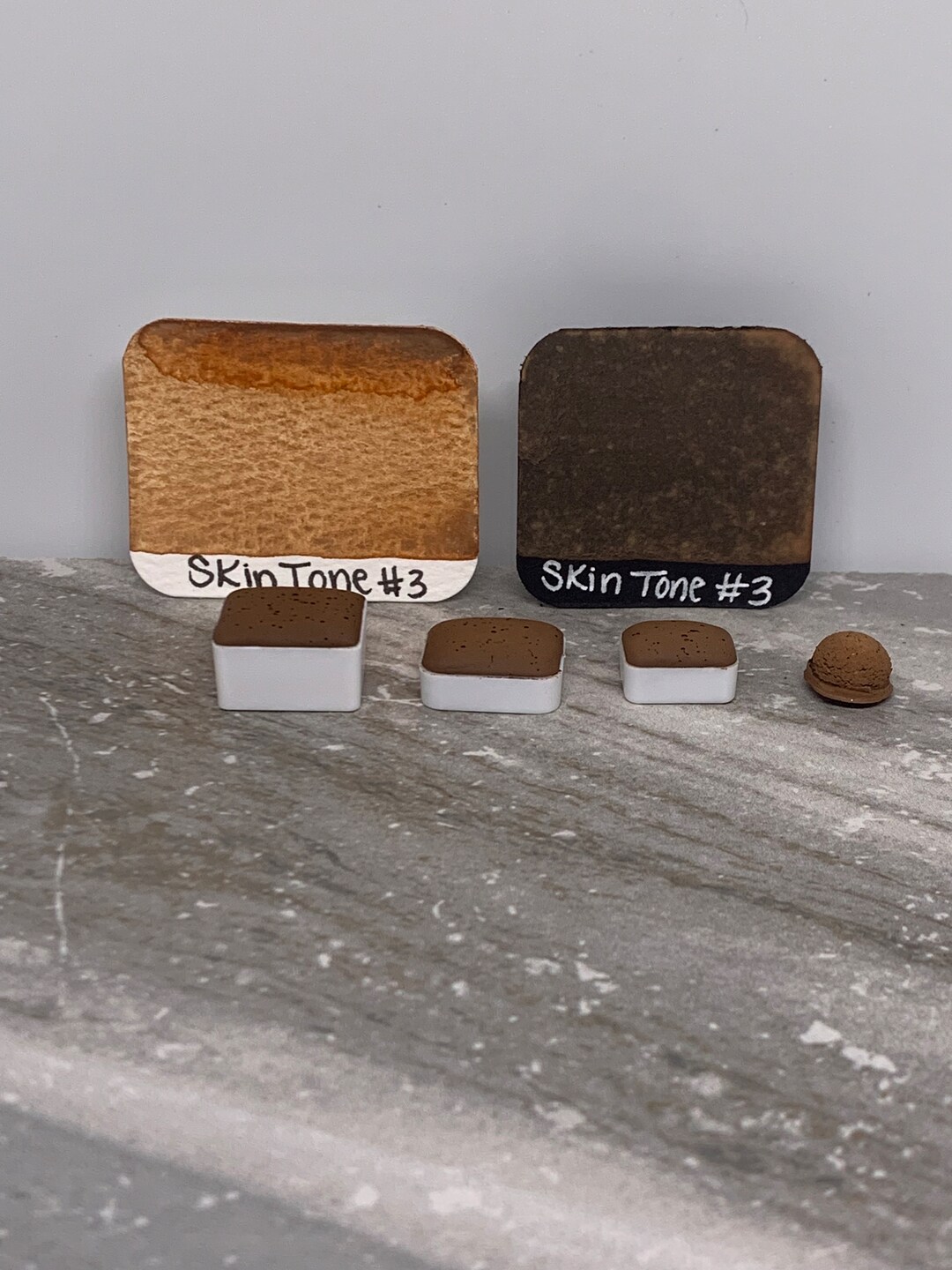 Skin Tone #3- Sepia Matte Watercolor Paint- Linabeansstudio - Etsy