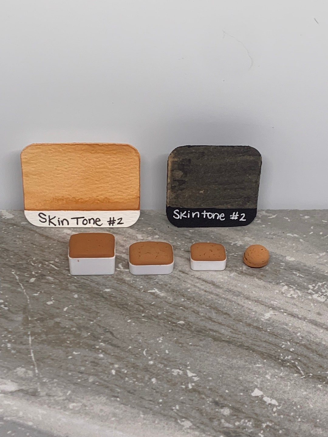 Skin Tone #2- Tawny/terracotta Matte Watercolor Paint- Linabeansstudio ...