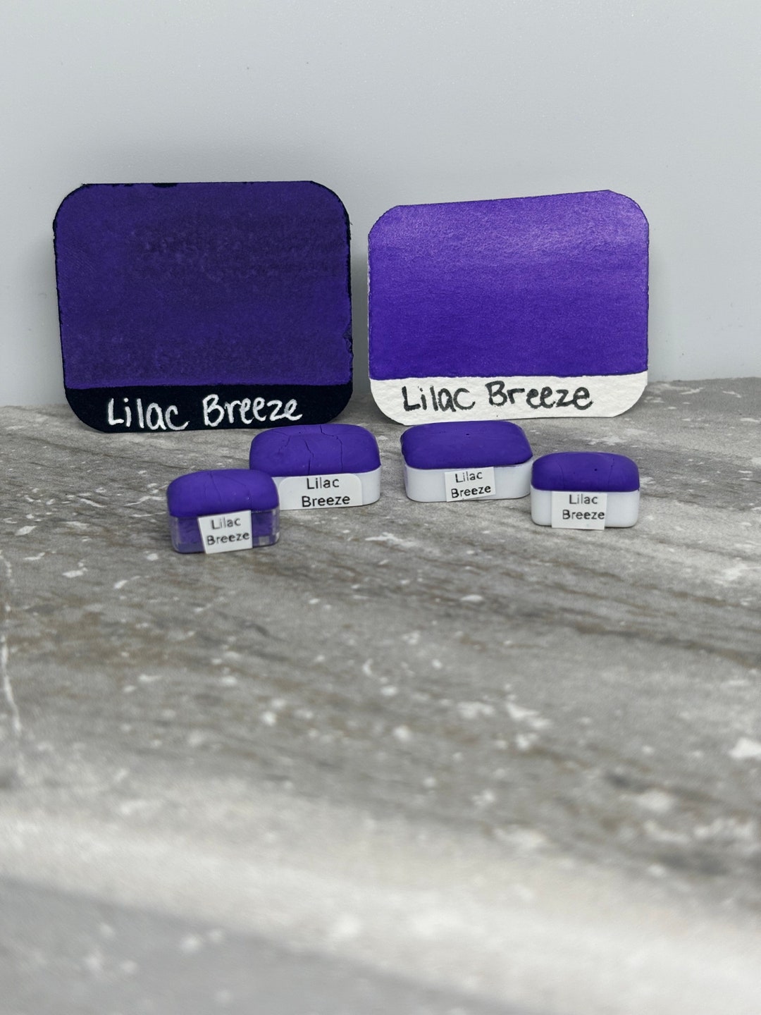 Lilac Breeze - Light Purple With Blue Undertone Matte Watercolor Paint ...